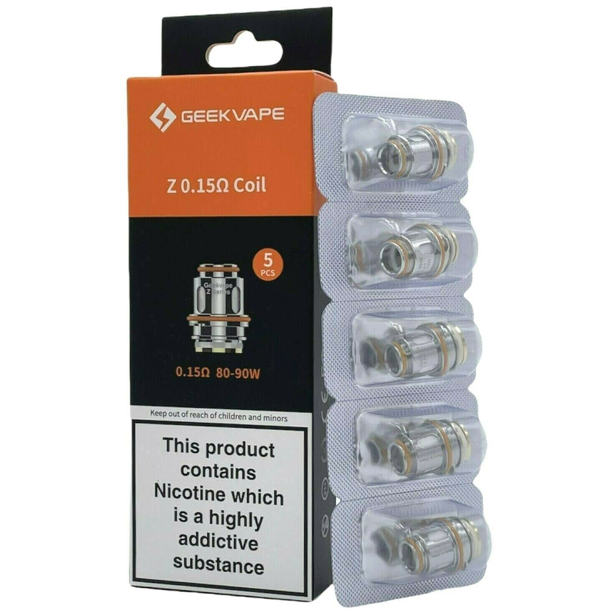 GeekVape Z Coils 0.15Ω 80-90W (5pk) – eJuicey & Wholesale Coils