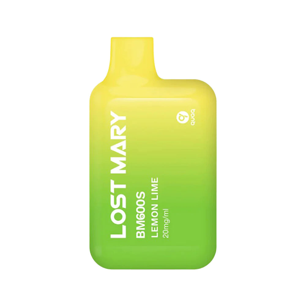 Lost Mary Lemon and Lime BM600S Disposable Vape - Zesty Citrus Harmony ...
